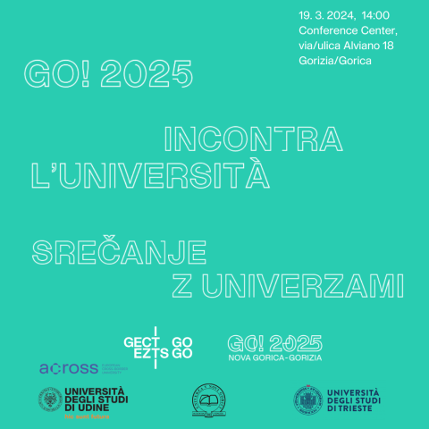 GO! 2025 incontra l'Università | Università degli Studi di Trieste